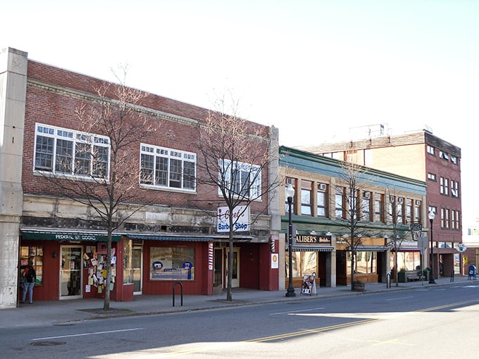 Greenfield's Main Street feels frozen in time, where brick storefronts welcome visitors with small-town charm rather than chain-store sameness.