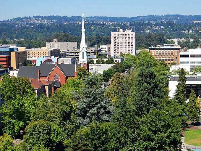 Salem's historic downtown skyline offers a perfect blend of small-town charm and capital city amenities, all without the big-city price tag.