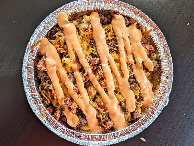 Ground beef and bacon atop golden mac—this All Star dish is the Avengers of comfort food, with every bite saving the day.