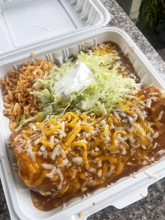The burrito that launched a thousand cravings. Smothered in sauce and cheese, it's the kind of meal that demands a post-consumption nap.