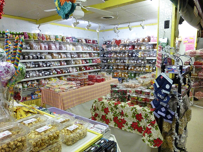 A candy lover's paradise where every jar promises sweet nostalgia—the kind of place where adults suddenly remember childhood penny candy adventures.