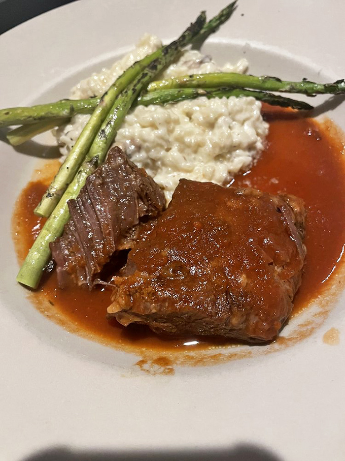 The Coca-Cola BBQ Short Rib proves that sometimes soda belongs in your food, not just beside it—a revelation in meat form.