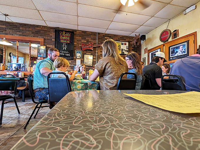 At Abe's, families gather around formica tables, creating memories over meals that have remained unchanged for generations.