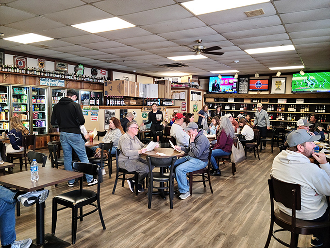 The true measure of a local gem: a dining room filled with regulars. These patrons aren't here for Instagram—they're here because the food demands return visits.