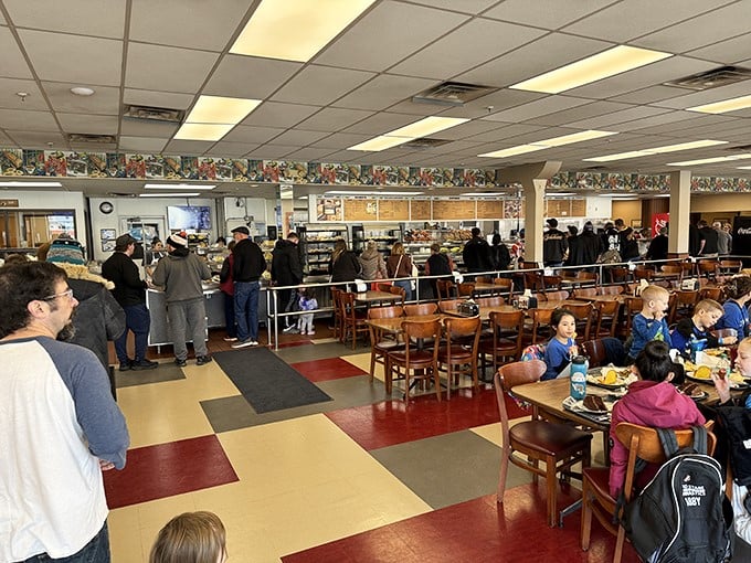 The line forms to the right, folks. When food is this legendary, people happily wait their turn for a taste of deli history.