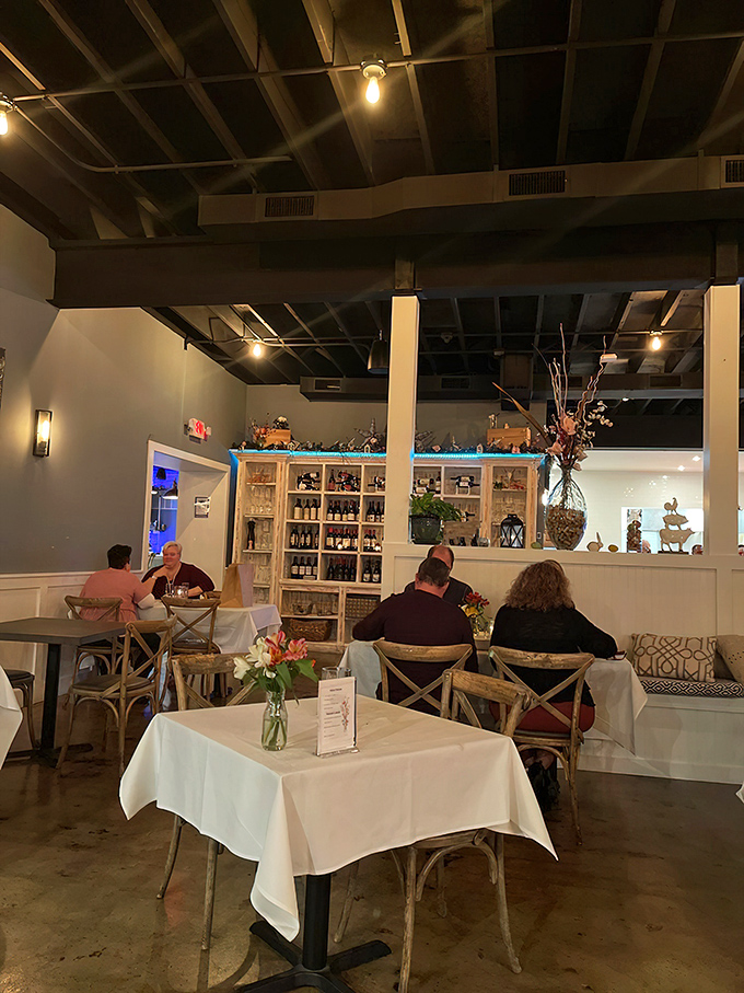 White tablecloths and warm lighting create the perfect stage where steaks perform their delicious soliloquies to appreciative audiences.