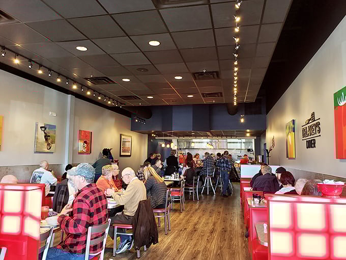 The breakfast rush – where Columbus locals from all walks of life gather to start their day with equal parts caffeine and conversation.