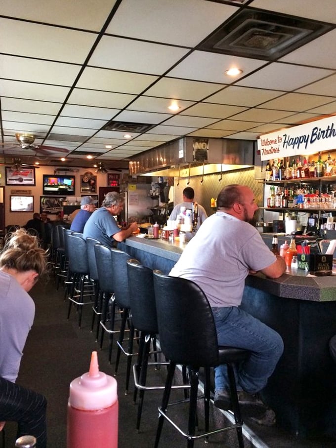 At Nadine's, the dining room feels like your favorite relative's kitchen—if that relative happened to be an exceptional short-order cook.