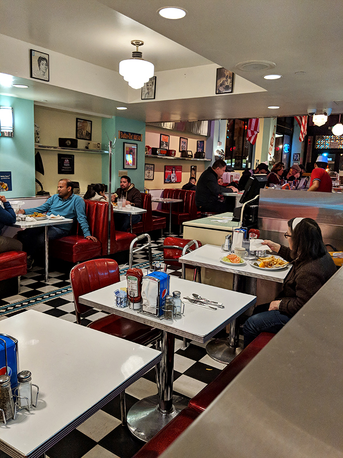 Strangers become neighbors at Lori's, united by the universal language of "pass the ketchup" and appreciative nods toward each other's food choices.