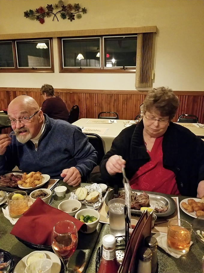 Locals know good food when they see it – this couple's expressions say more about the quality than any review ever could.