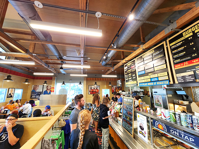 Where food dreams come true. The bustling counter area shows that great taste is the one thing St. Louisans can agree on regardless of Cardinals or Cubs allegiance.