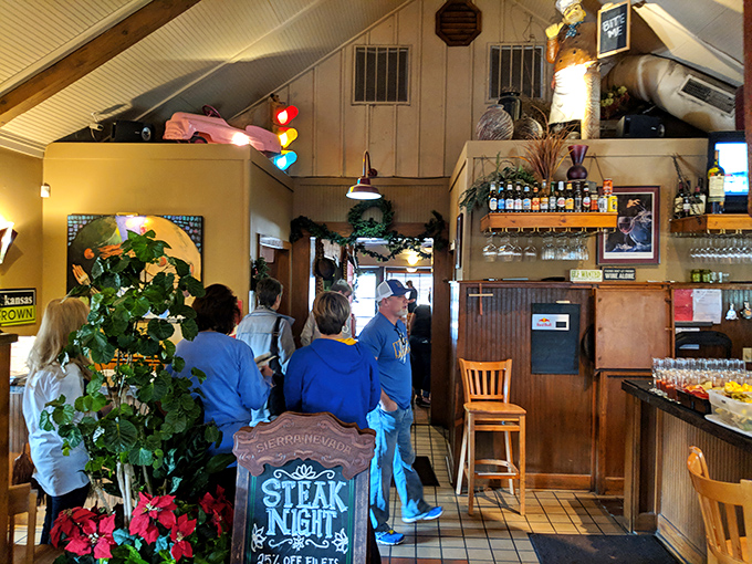 "Steak Night" brings the locals in, proving that Red Door isn't just a restaurant—it's where the community comes together over great food.