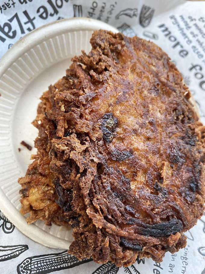 These aren't just latkes; they're crispy discs of potato perfection that your grandmother would approve of, even if she's not Jewish.