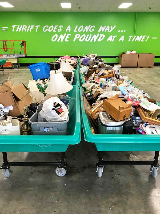"Thrift goes a long way... one pound at a time!" Truer words were never painted.