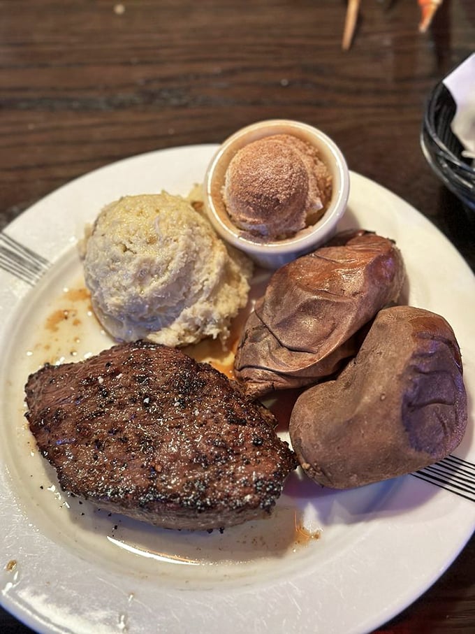 This steak proves Kyma isn't just a one-trick pony—they're equally fluent in surf AND turf.