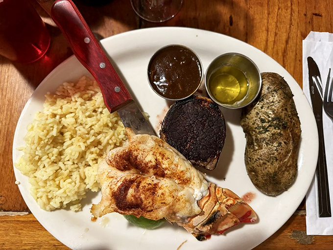 Surf meets turf in this plate of pure Florida pleasure—where land and sea come together like old friends at a reunion.