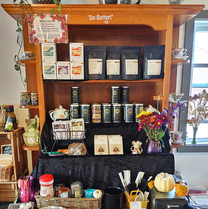 The "Do Better" tea and coffee station isn't just selling beverages—it's offering liquid motivation in charming packaging. Morning routines deserve this level of thoughtfulness.