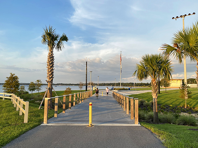 Palm-lined boardwalks leading to sparkling lakes—this is the Florida they don't show in those wild news headlines. Serenity now, insanity later.