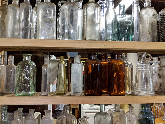 A liquid time capsule—these vintage bottles once held everything from medicine to moonshine, now collected for their historical charm.