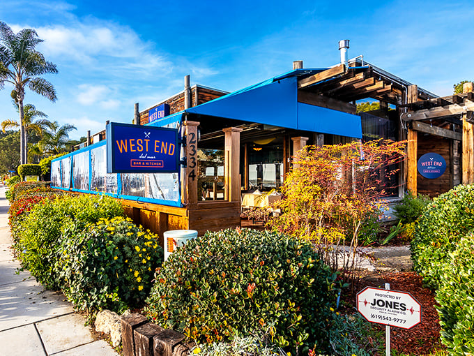 West End Bar & Kitchen wraps coastal cuisine in architecture that says "Yes, we're casual, but our cocktails are serious business."