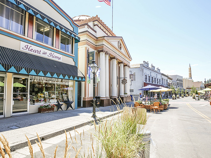 Heart and Home indeed – Grass Valley's boutiques and cafés line streets where awnings provide shade and buildings tell stories of boom times.