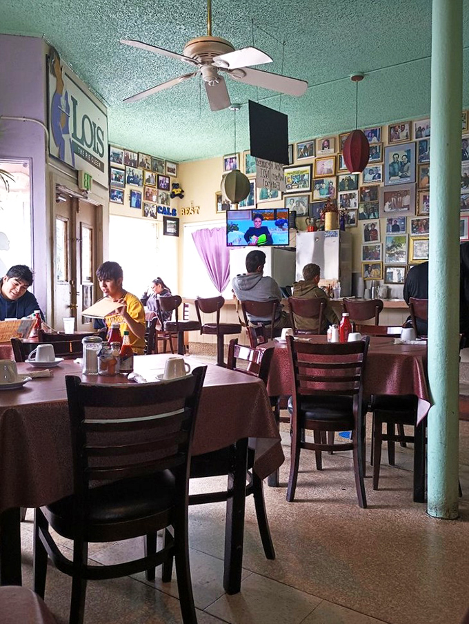 Walls adorned with decades of memories while diners create new ones over plates that haven't changed—thank goodness.