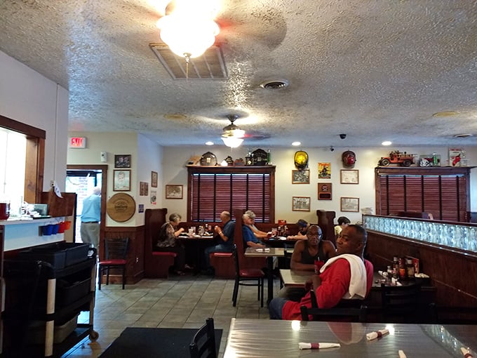 Where strangers become friends over the universal language of "mmm" and "pass the sauce." Notice nobody's looking at their phones—that's the power of great barbecue.