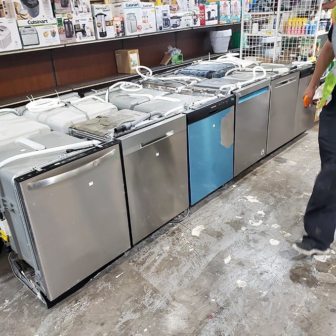 Dishwasher row—where clean dishes and clean savings come together in perfect harmony. Goodbye, dishpan hands!