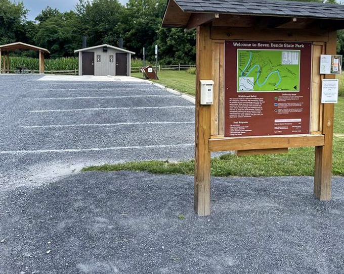 Information boards that actually inform without overwhelming – a rare and wonderful thing in our world.