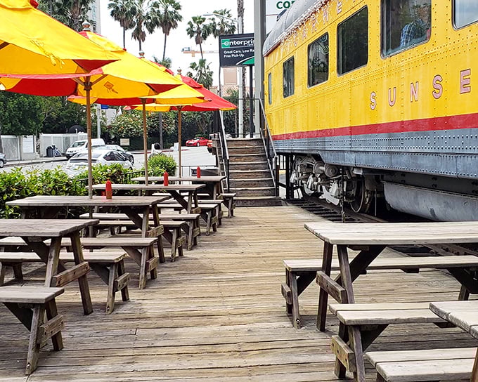 10. outdoor seating