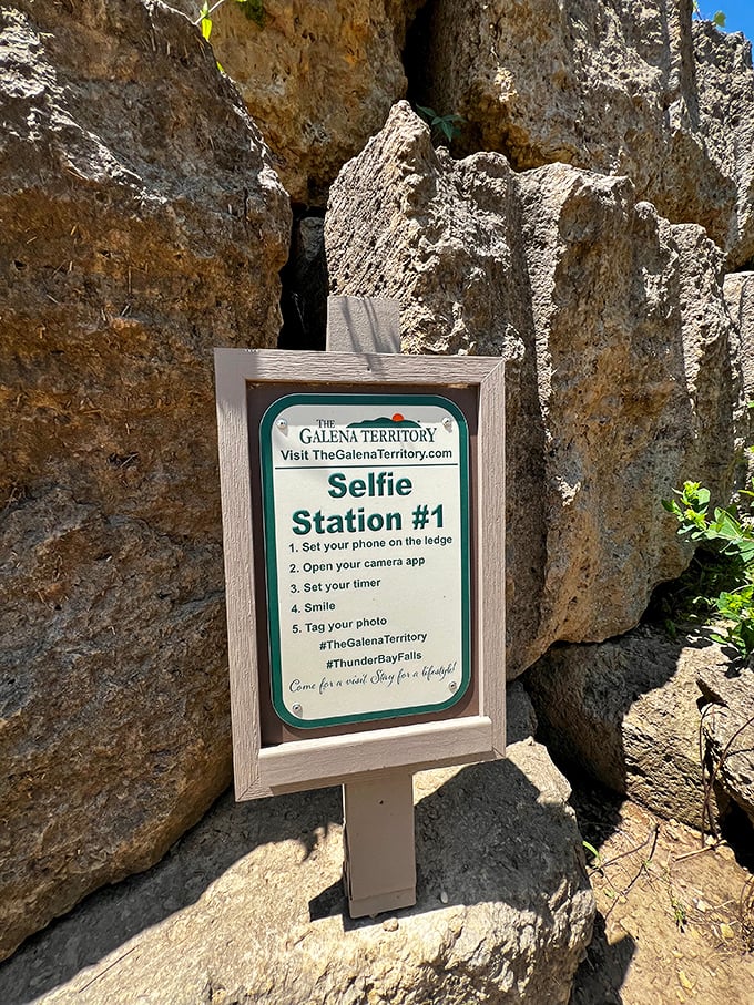 Selfie Station #1 – because even in the age of smartphones, nature still provides the best filters and lighting a photographer could ask for.