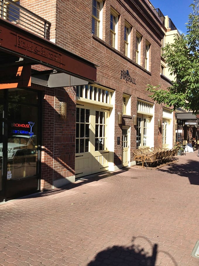 Brickhouse's elegant storefront fits perfectly into Bend's charming downtown – inside awaits steak nirvana with urban flair.