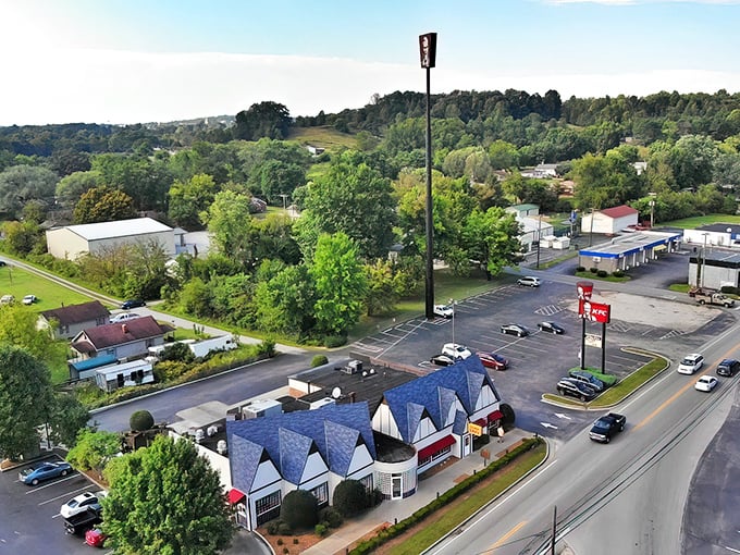 Corbin's tree-lined streets showcase the natural beauty surrounding this affordable Kentucky gem with surprising healthcare options.
