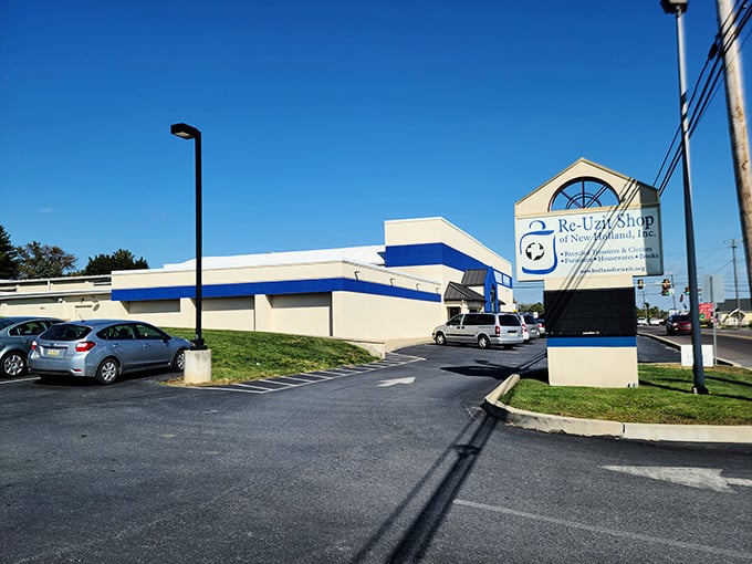 "Re-Uzit's simple signage marks the spot where Lancaster County comes to treasure hunt. Quality control is their superpower."