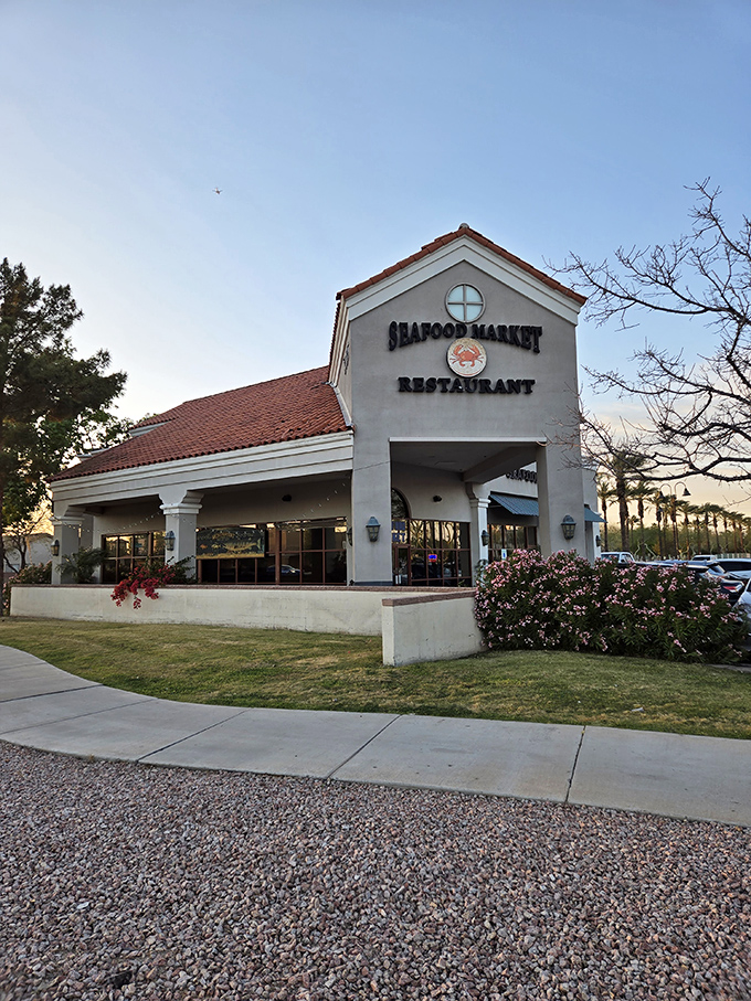 Seafood Market & Restaurant's Spanish-style architecture houses dual treasures: eat there or take home to cook yourself.