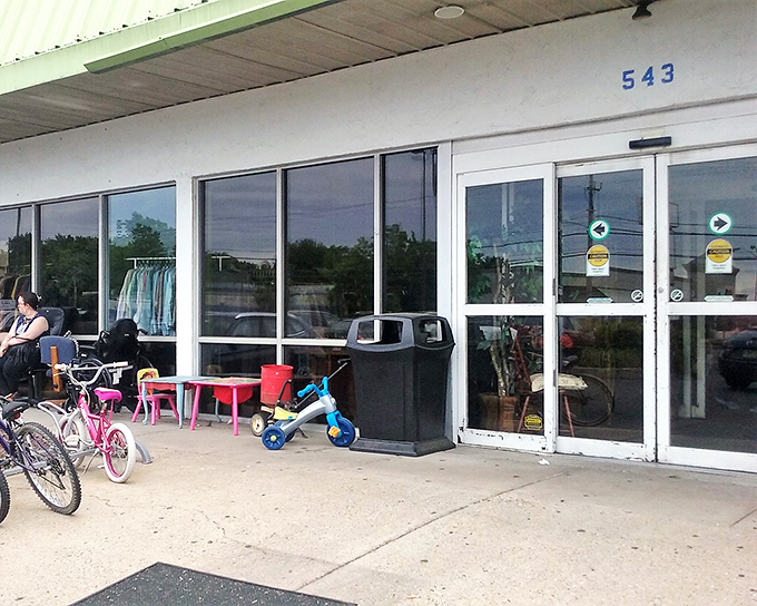 Those parked cars aren't just vehicles – they're treasure chests waiting to be filled with unexpected thrift store gold.