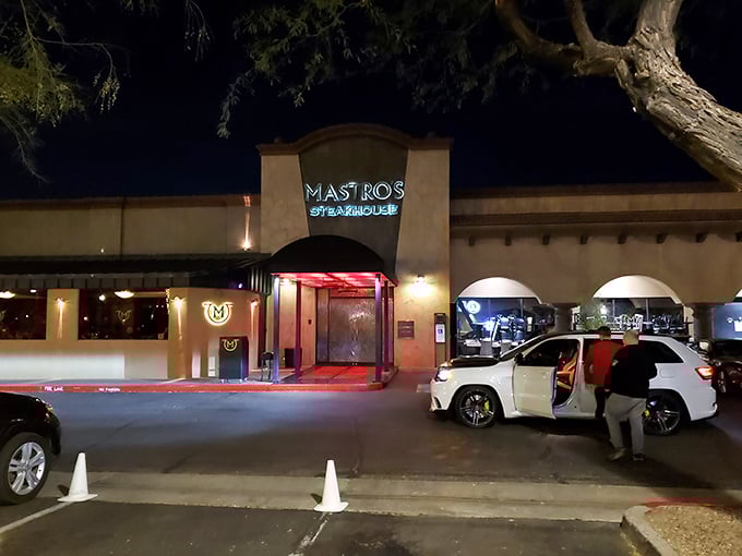 As night falls, Mastro's glows like a beacon for celebration—where special occasions meet steaks worthy of life's biggest moments.