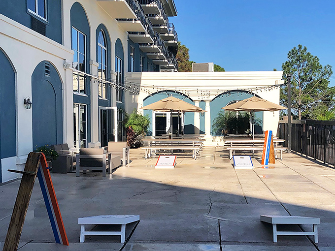 Apex at Seven offers cornhole and sunshine – the Florida equivalent of a Michelin-starred experience when you're looking to unwind. 