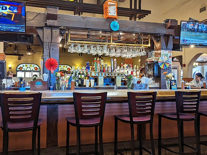 The bar at Sadie's isn't just serving drinks—it's crafting liquid happiness with a side of Southwestern hospitality.