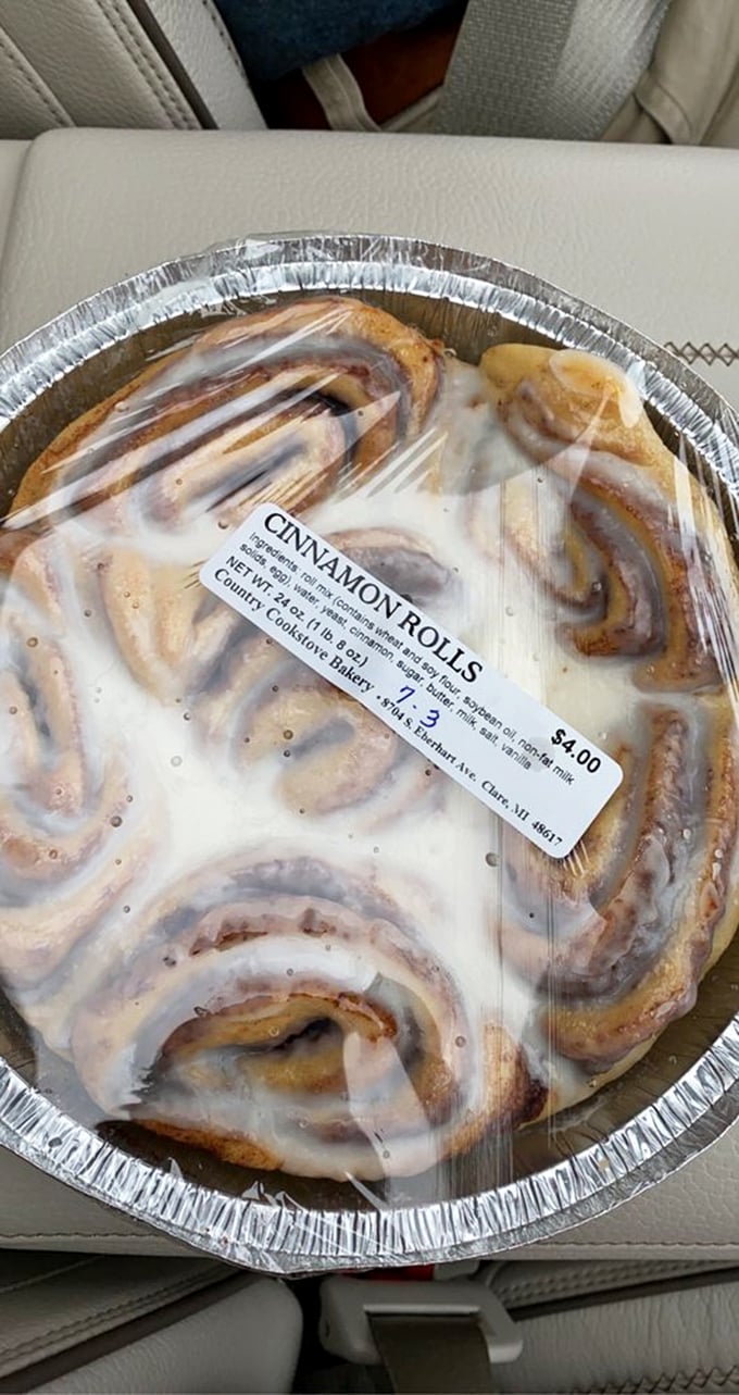These cinnamon rolls aren't just baked—they're engineered for maximum pleasure, with layers that unfurl like the greatest story ever told.