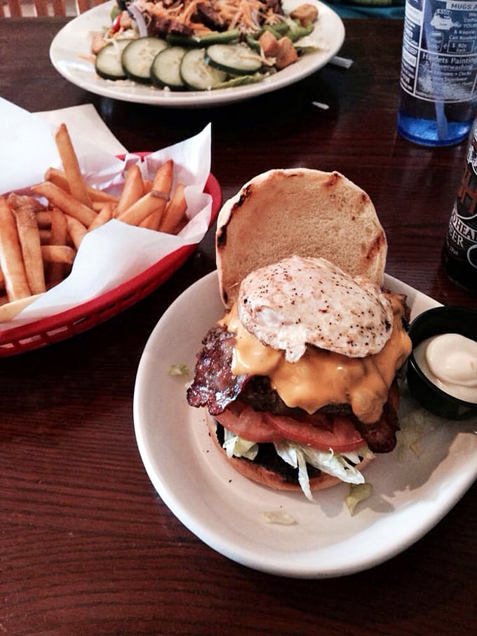 The burger that answers the eternal question: "What if someone who really understands flavor constructed the perfect handheld meal?"