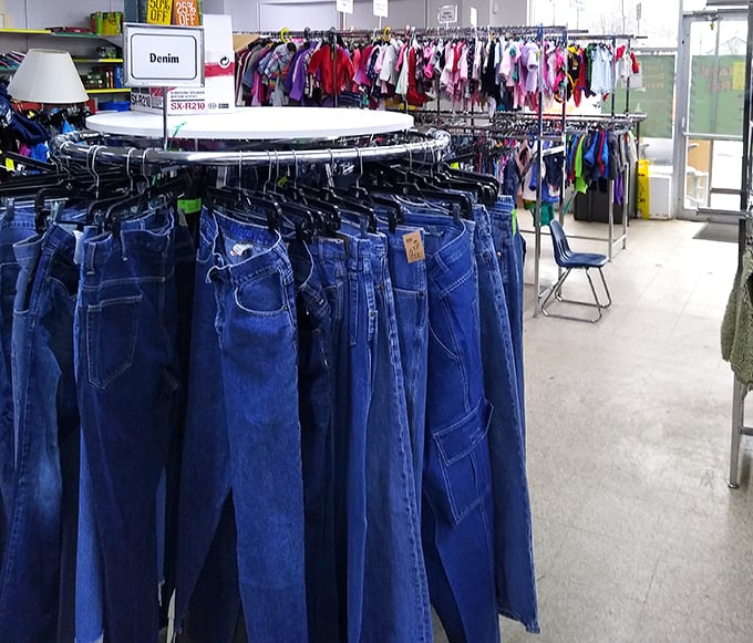Denim paradise where your perfect pair of jeans awaits—proving that finding your fit doesn't require emptying your wallet.