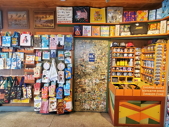 The gift shop isn't an afterthought – it's a treasure trove of quirky souvenirs where you can take home a piece of Satchel's magic.