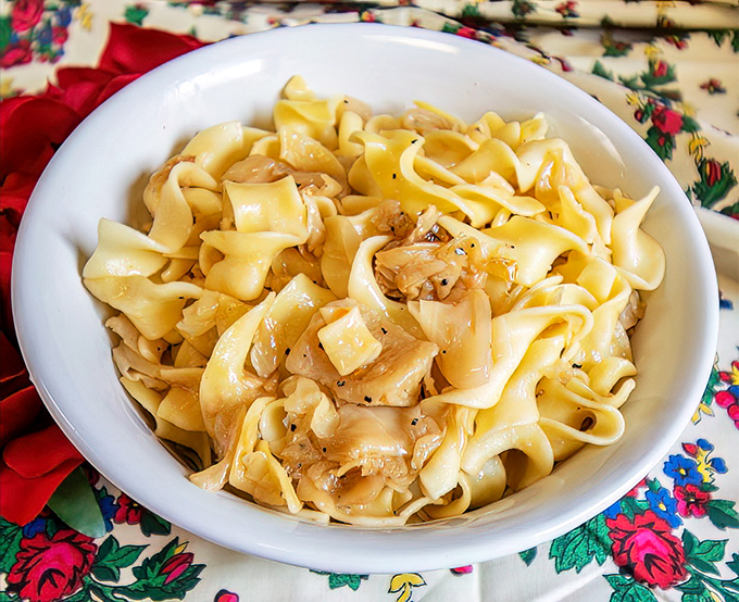 Halusky – those buttery, tender noodles that make you question why you've wasted years eating ordinary pasta.