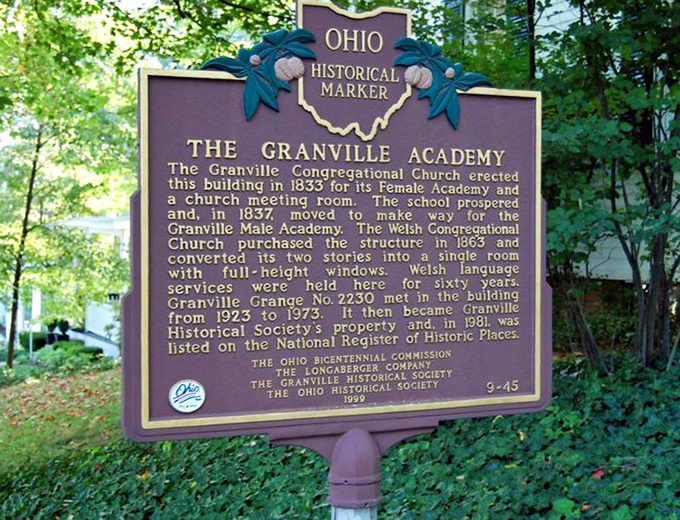 Historical markers: where you can pretend to be interested in education while taking a much-needed break from walking uphill.