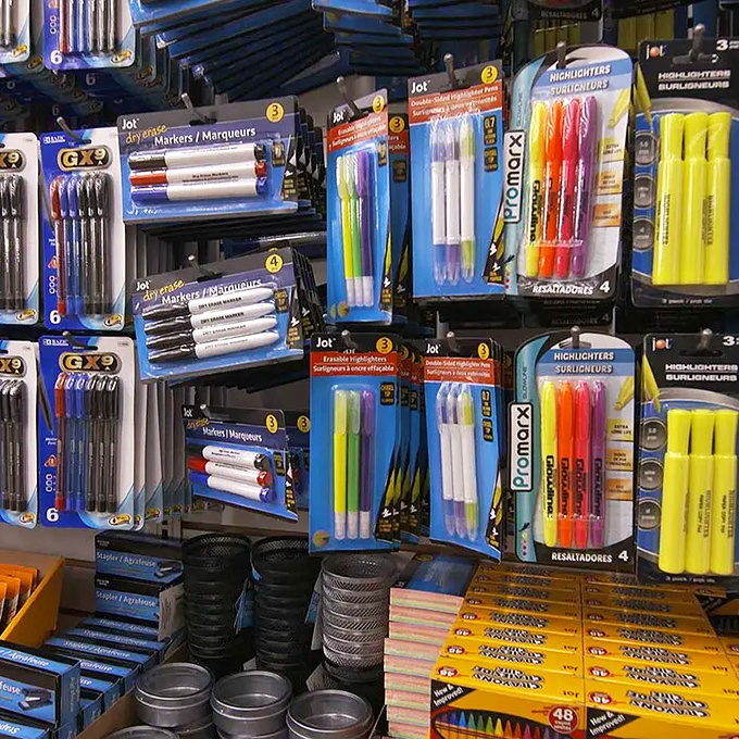The stationery aisle is a wonderland for list-makers and bullet journal enthusiasts—pens, markers, and highlighters that won't cause financial writer's block.