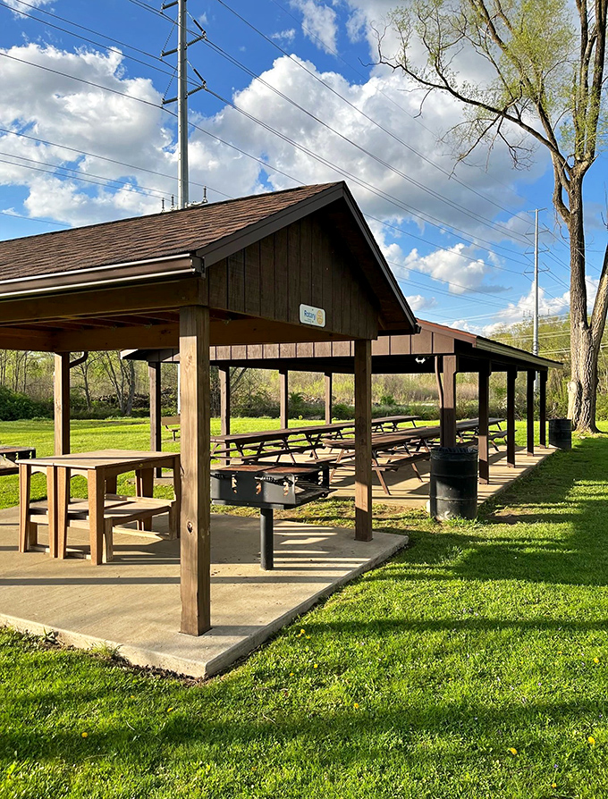 This simple park pavilion has hosted countless family reunions, birthday celebrations, and community gatherings—the stage for everyday memories that last lifetimes.