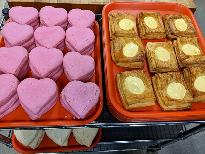 Heart-shaped conchas and cream-filled pastries that make you question all other desserts. These aren't just sweets—they're edible love letters.