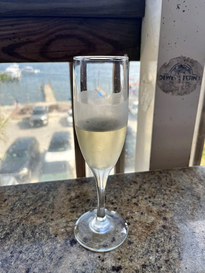 Bubbles with a view—because sometimes seafood deserves a champagne toast to its journey from ocean to plate.