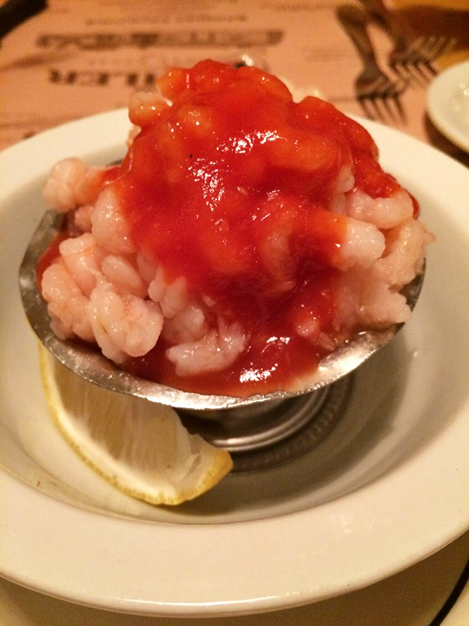 Shrimp cocktail—the tuxedo of appetizers. Simple, elegant, and always appropriate, with a sauce that kicks like a tiny red mule.